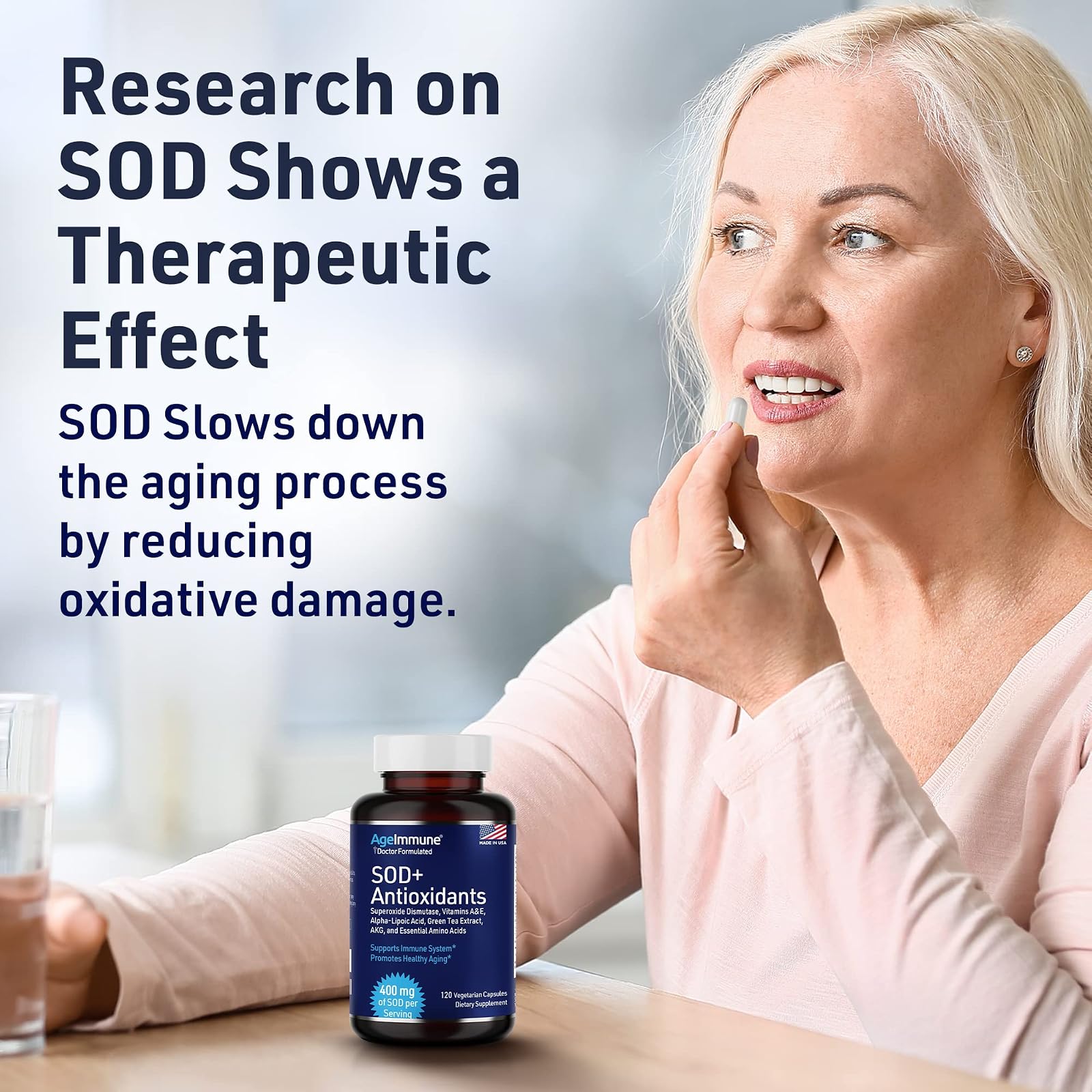400 mg SOD antioxidant formula