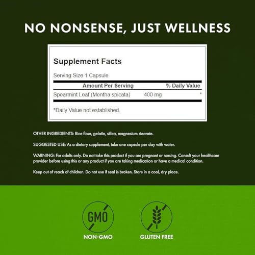 400 mg spearmint leaf for digestion