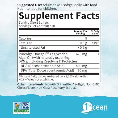 400 mg vegan DHA softgels