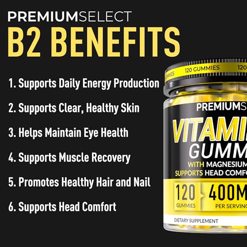 400 mg Vitamin B2 for daily wellness