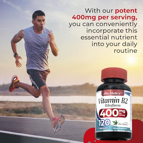 400 mg Vitamin B2 for energy