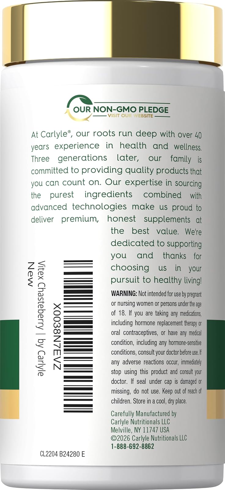 400 mg Vitex Chasteberry benefits