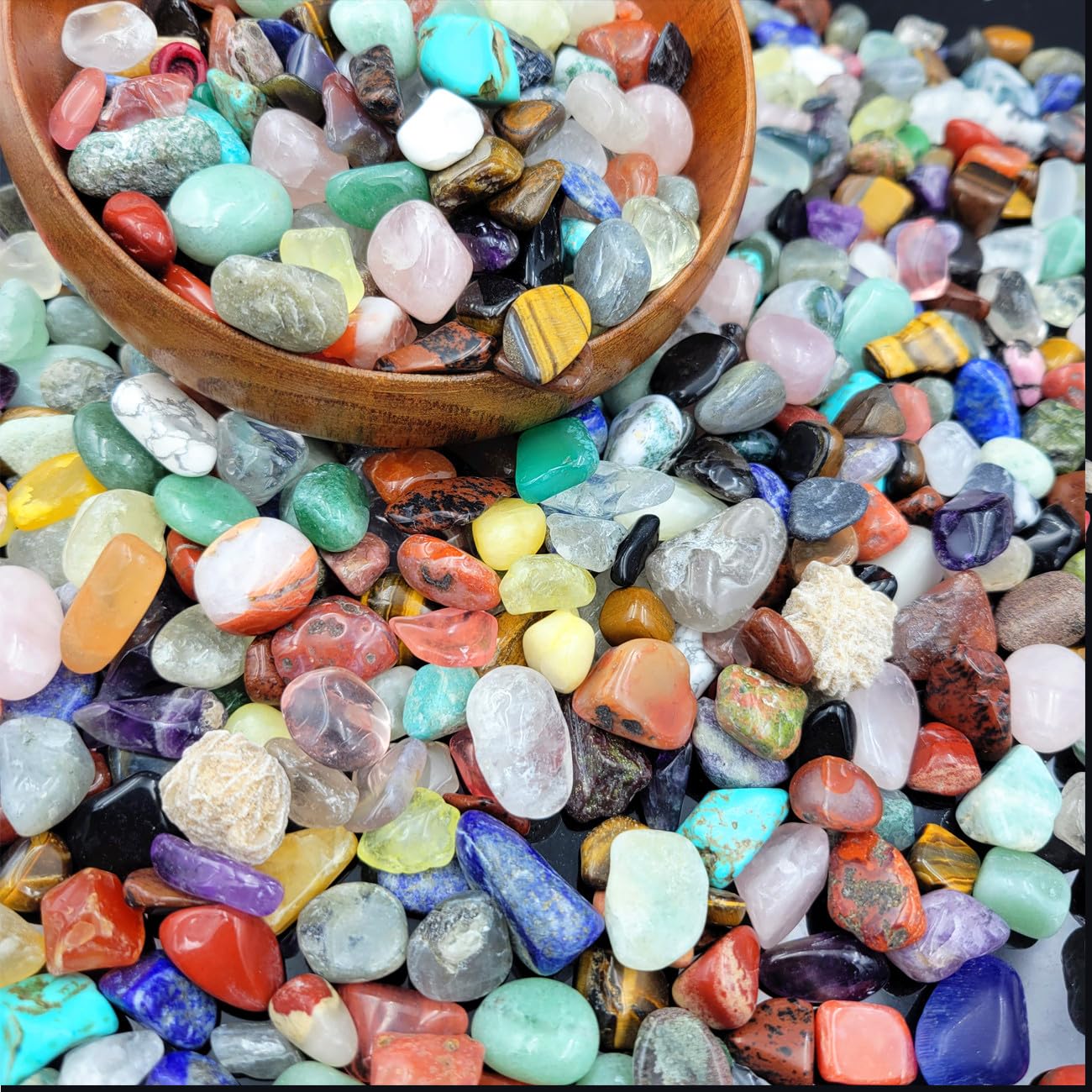 400 pcs gemstone crystal set