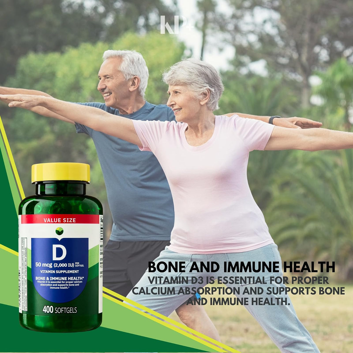 400 softgels for long-lasting supply