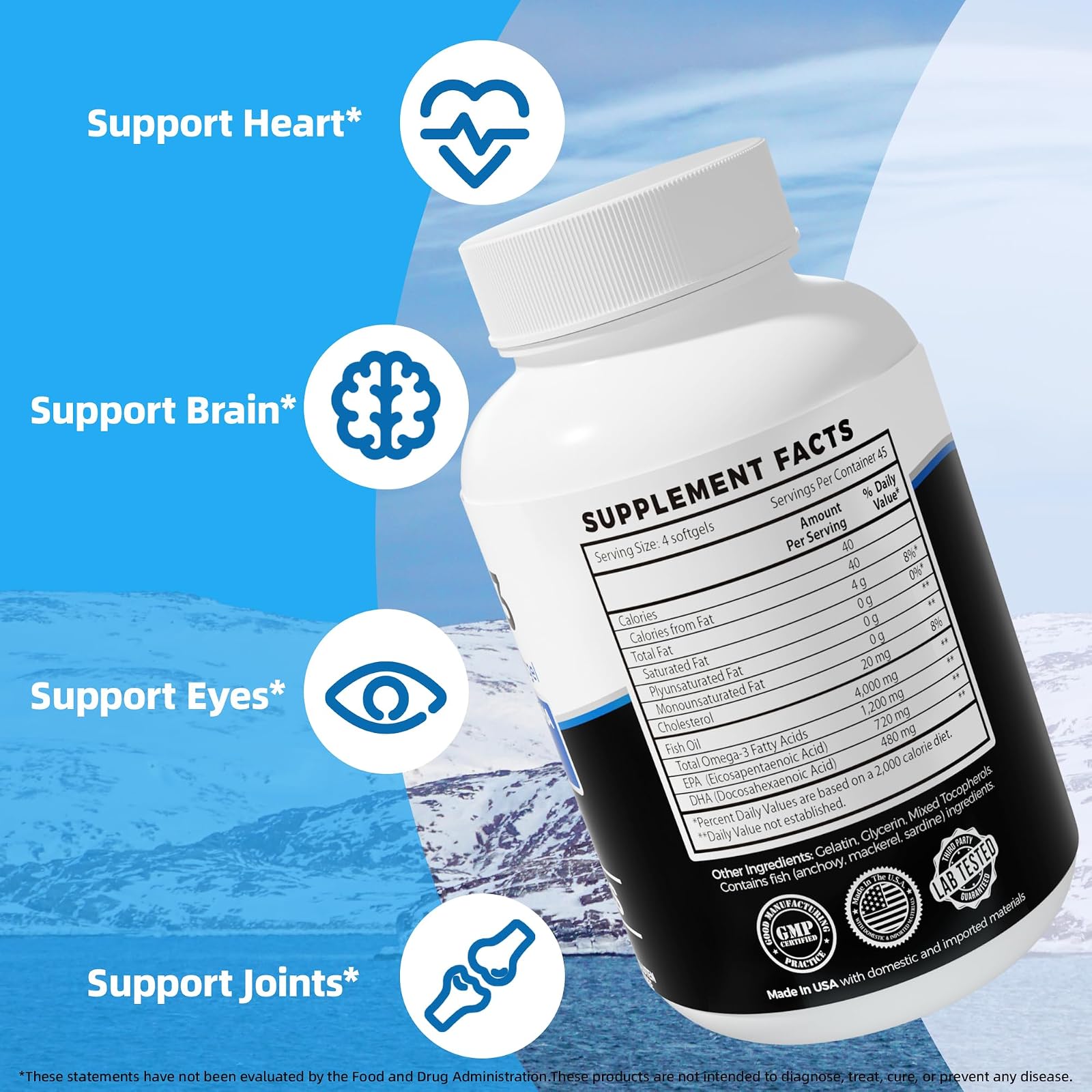 4000 mg fish oil for heart health
