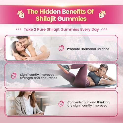 4000 mg Shilajit gummies for vitality