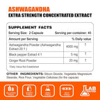 4000 mg vegan Ashwagandha supplement