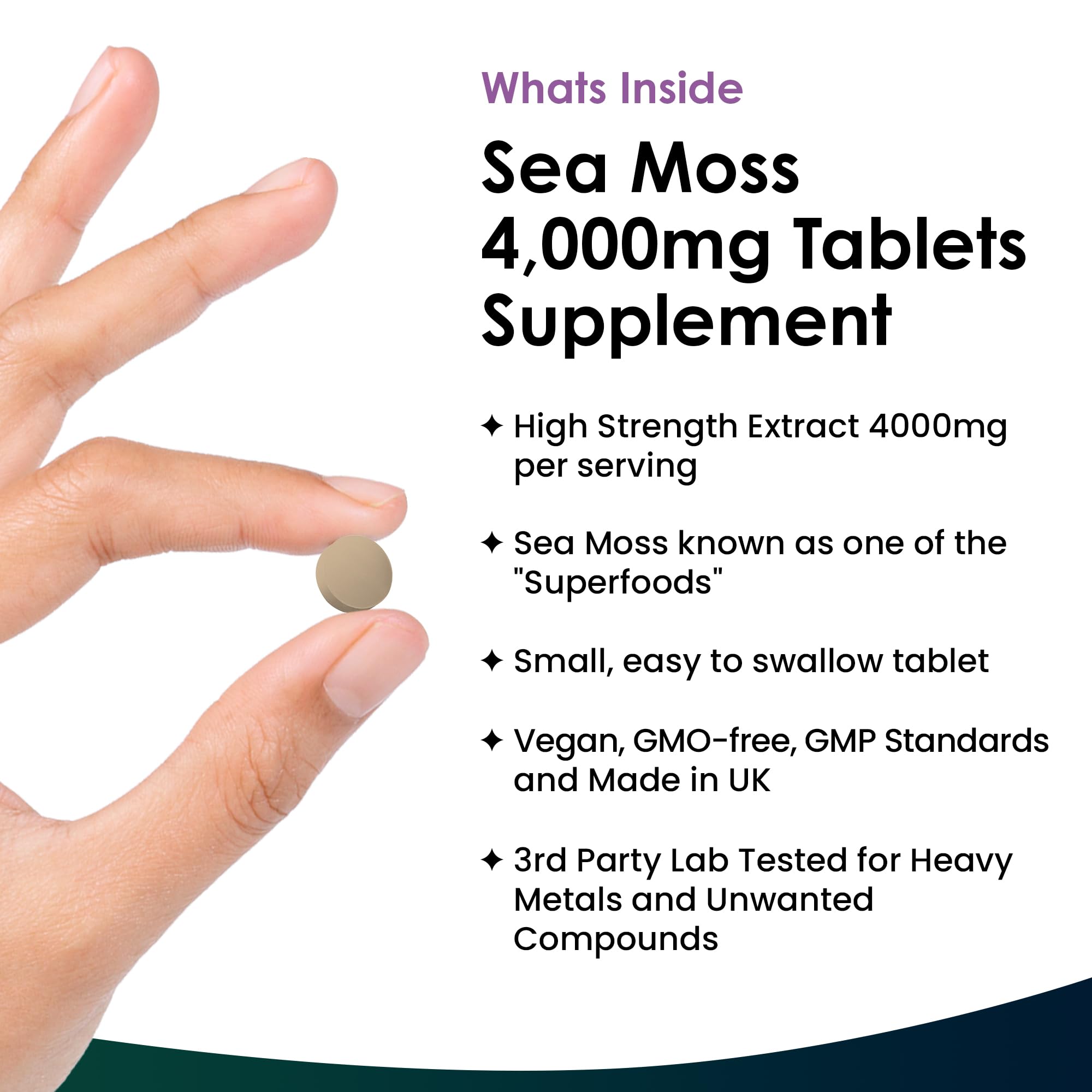 4000mg sea moss extract tablets