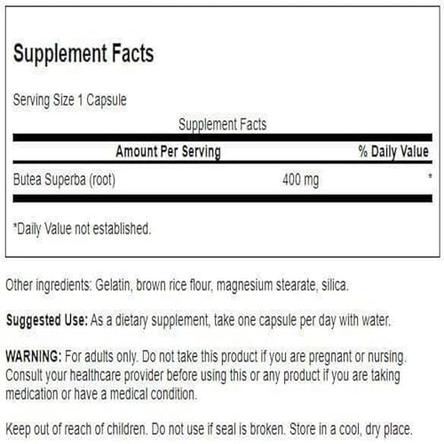 400mg Butea Superba for wellness