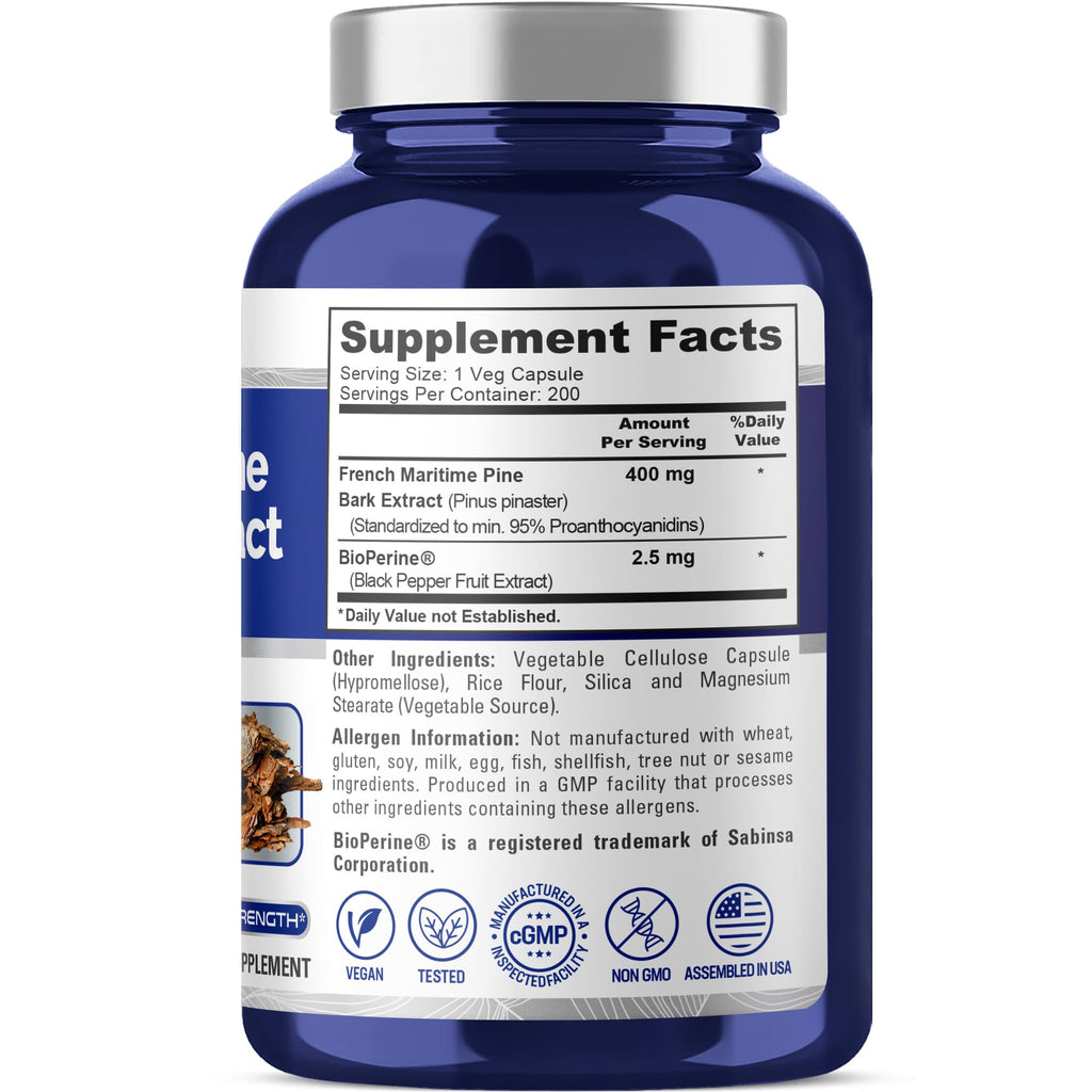 400mg French Maritime Pine extract capsules