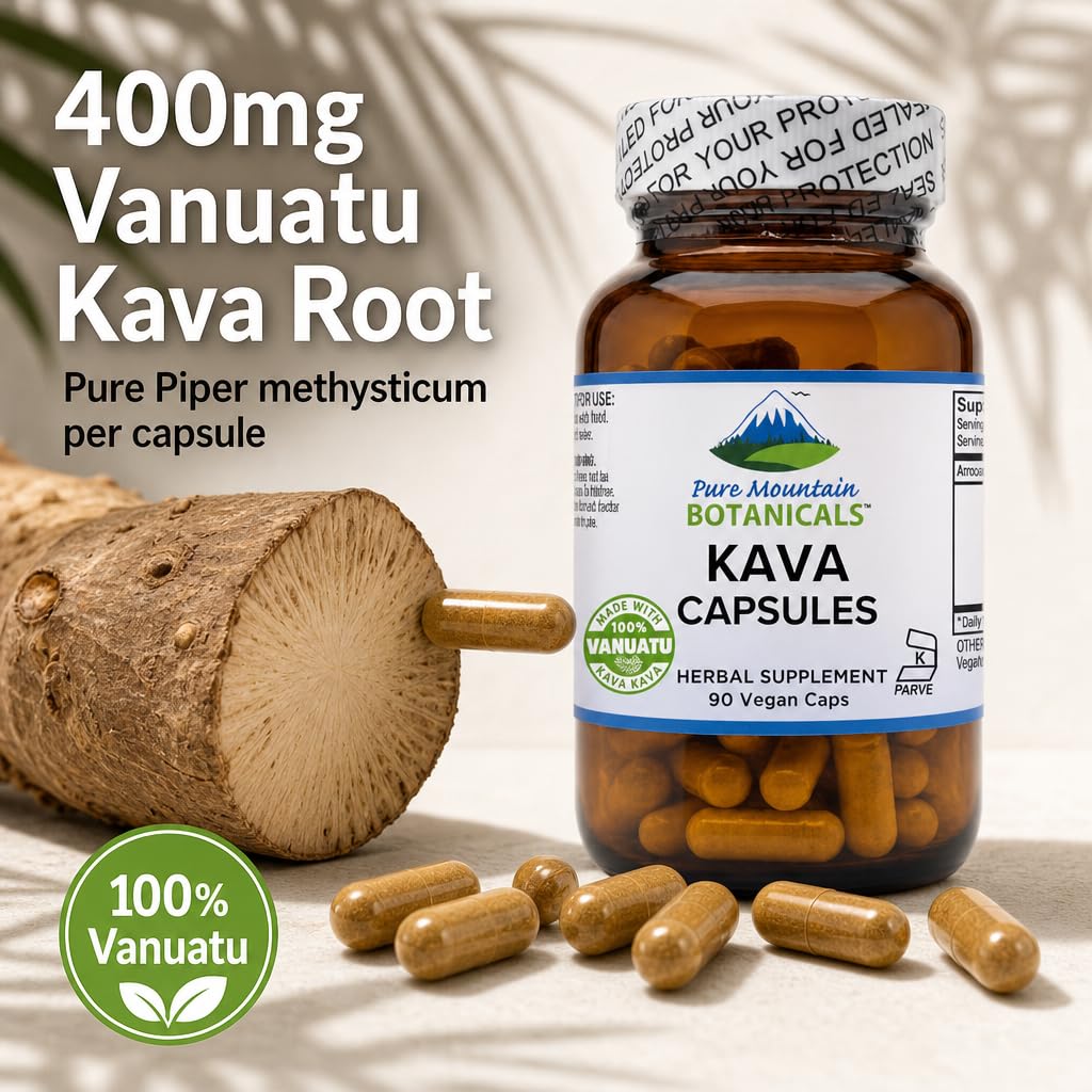 400mg kava kava for mood support