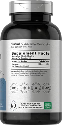 400mg magnesium citrate for muscle support