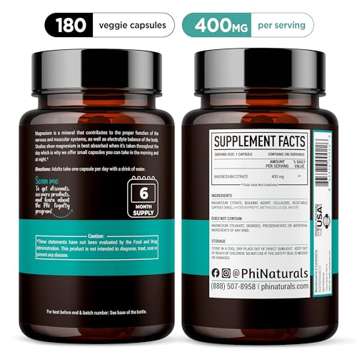 400mg magnesium for nervous system health