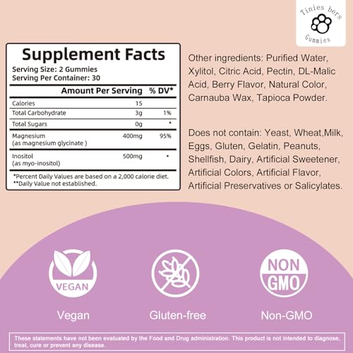 400mg magnesium glycinate for metabolism health