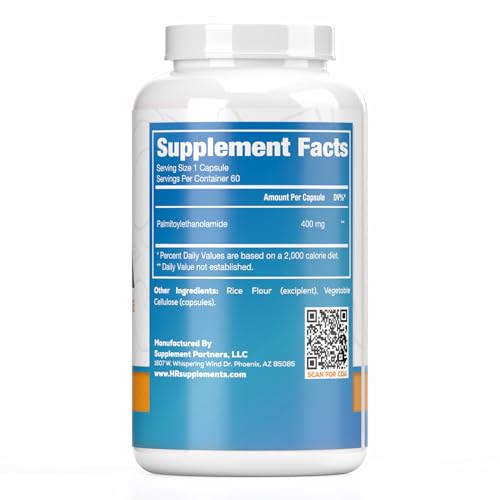 400mg Palmitoylethanolamide for daily wellness