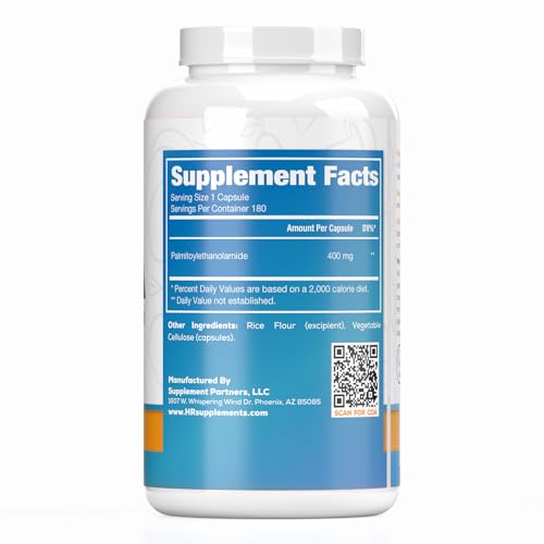 400mg Palmitoylethanolamide for joint support