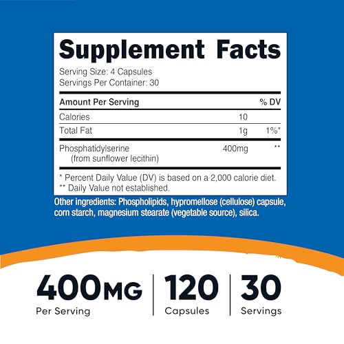 400mg phosphatidylserine for cognitive support