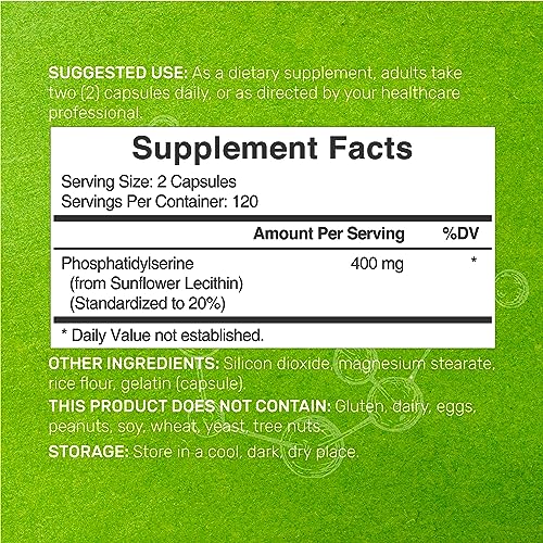 400mg phosphatidylserine for mental clarity