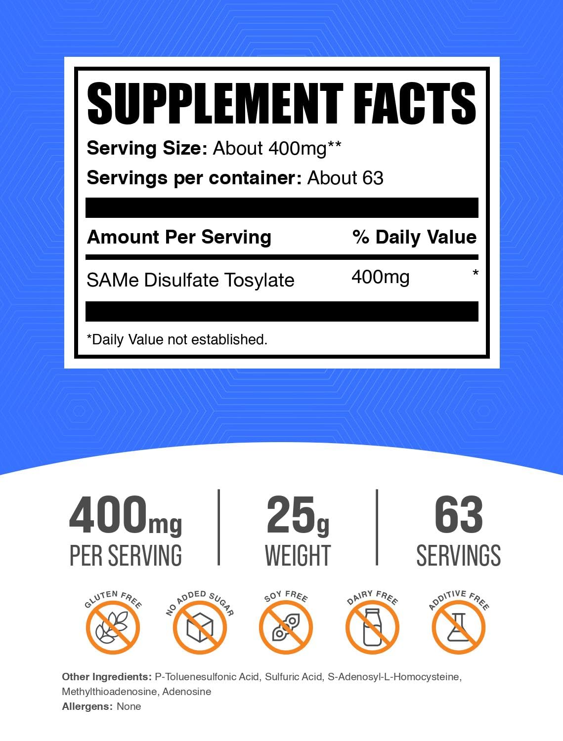 400mg SAM-e for joint support