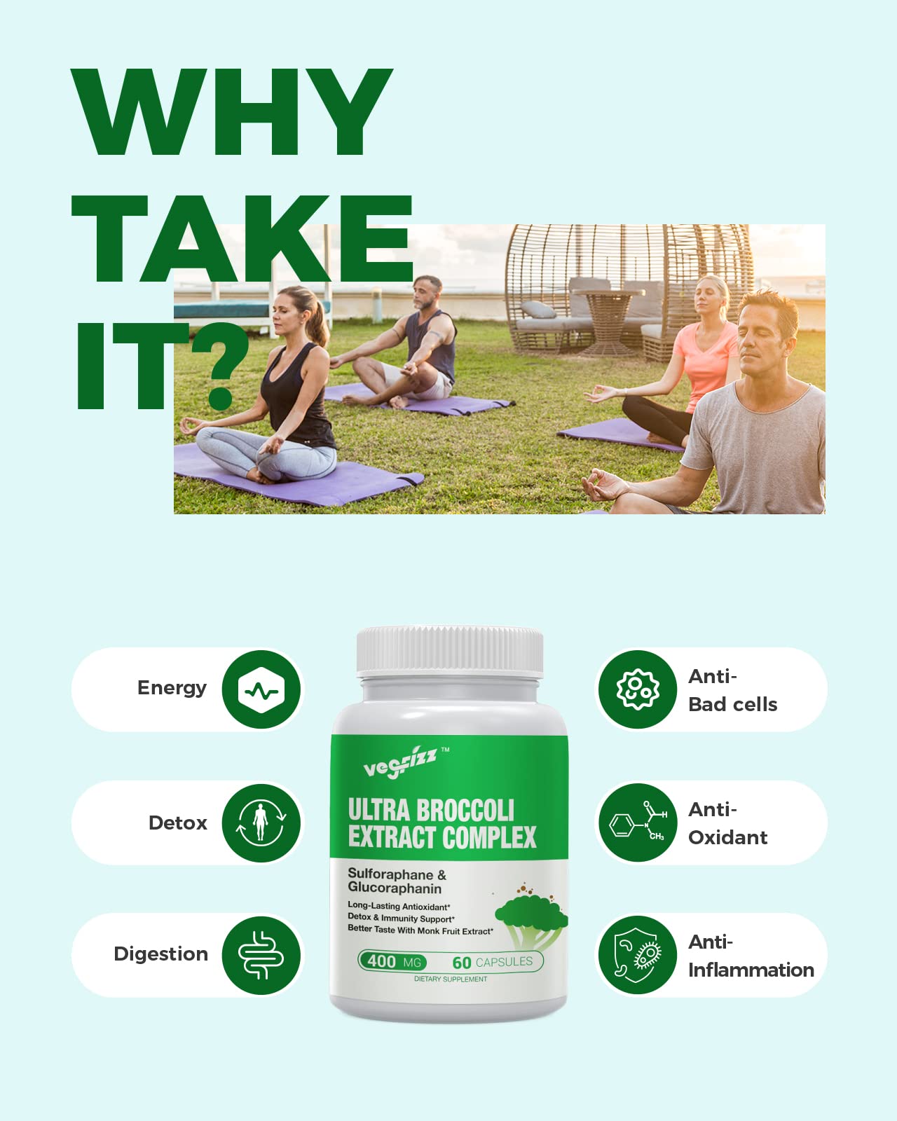 400mg sulforaphane capsules