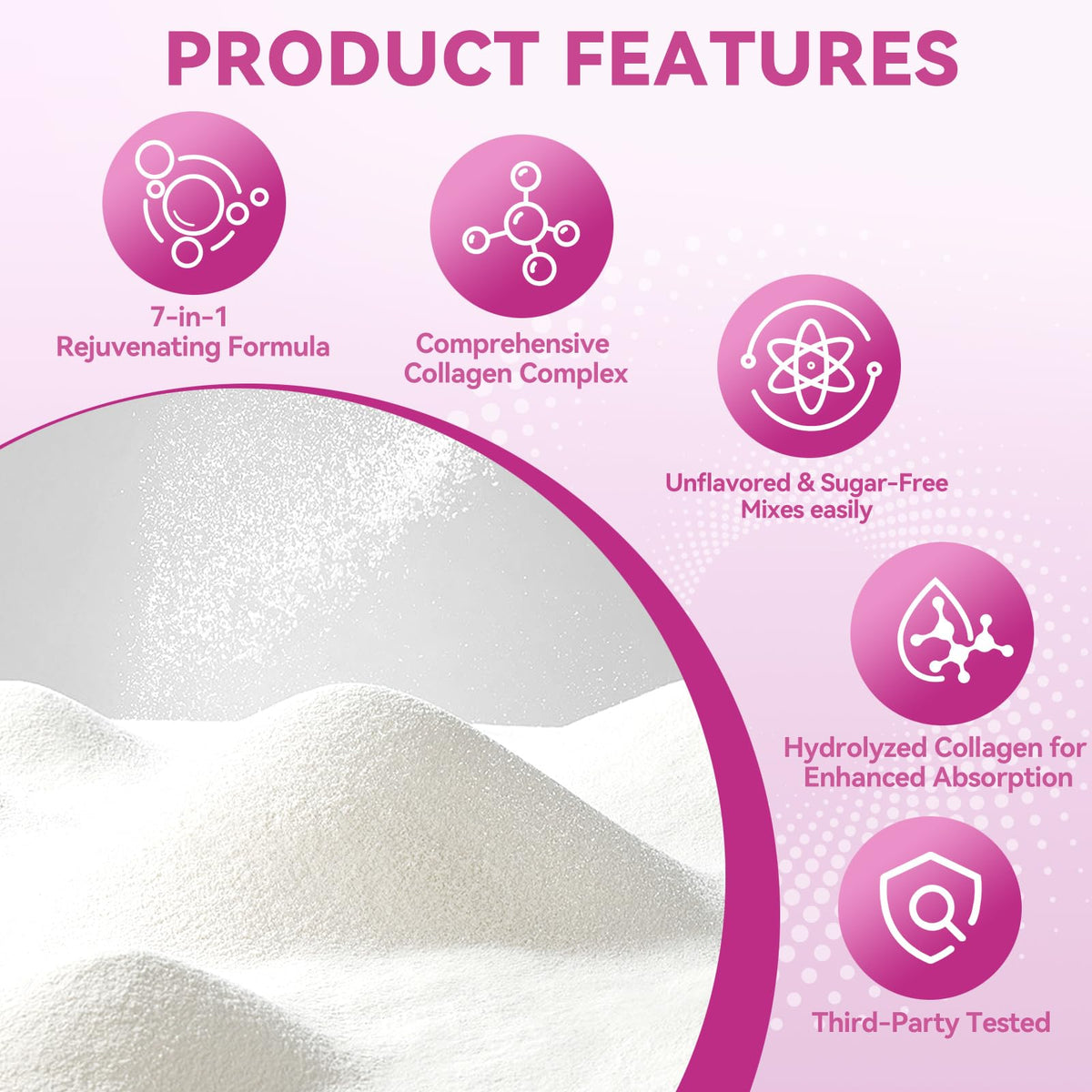 41 servings of premium collagen powder