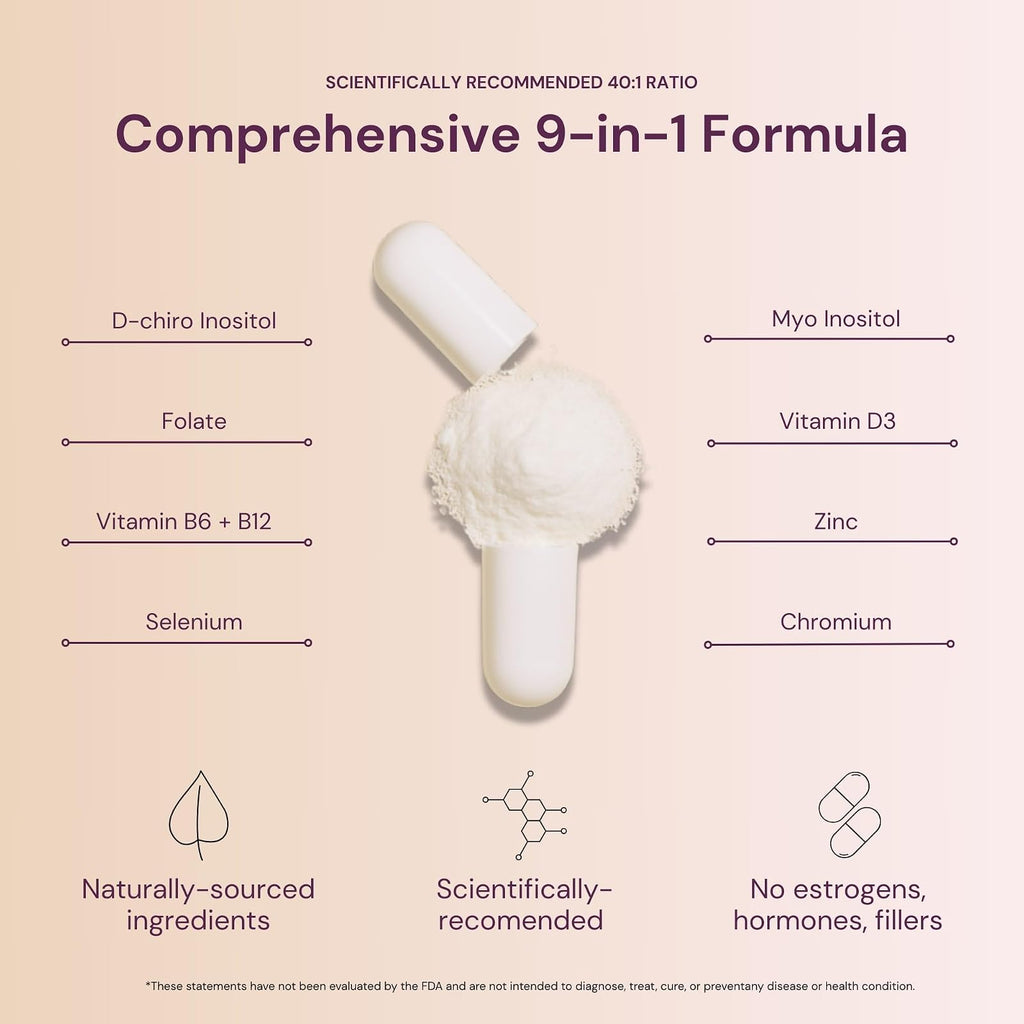 4100 mg inositol capsules for wellness