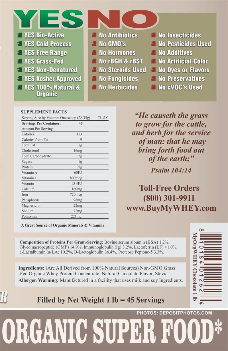 42 grams of protein per serving