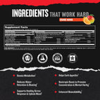 42 servings of Animal Cuts fat burners