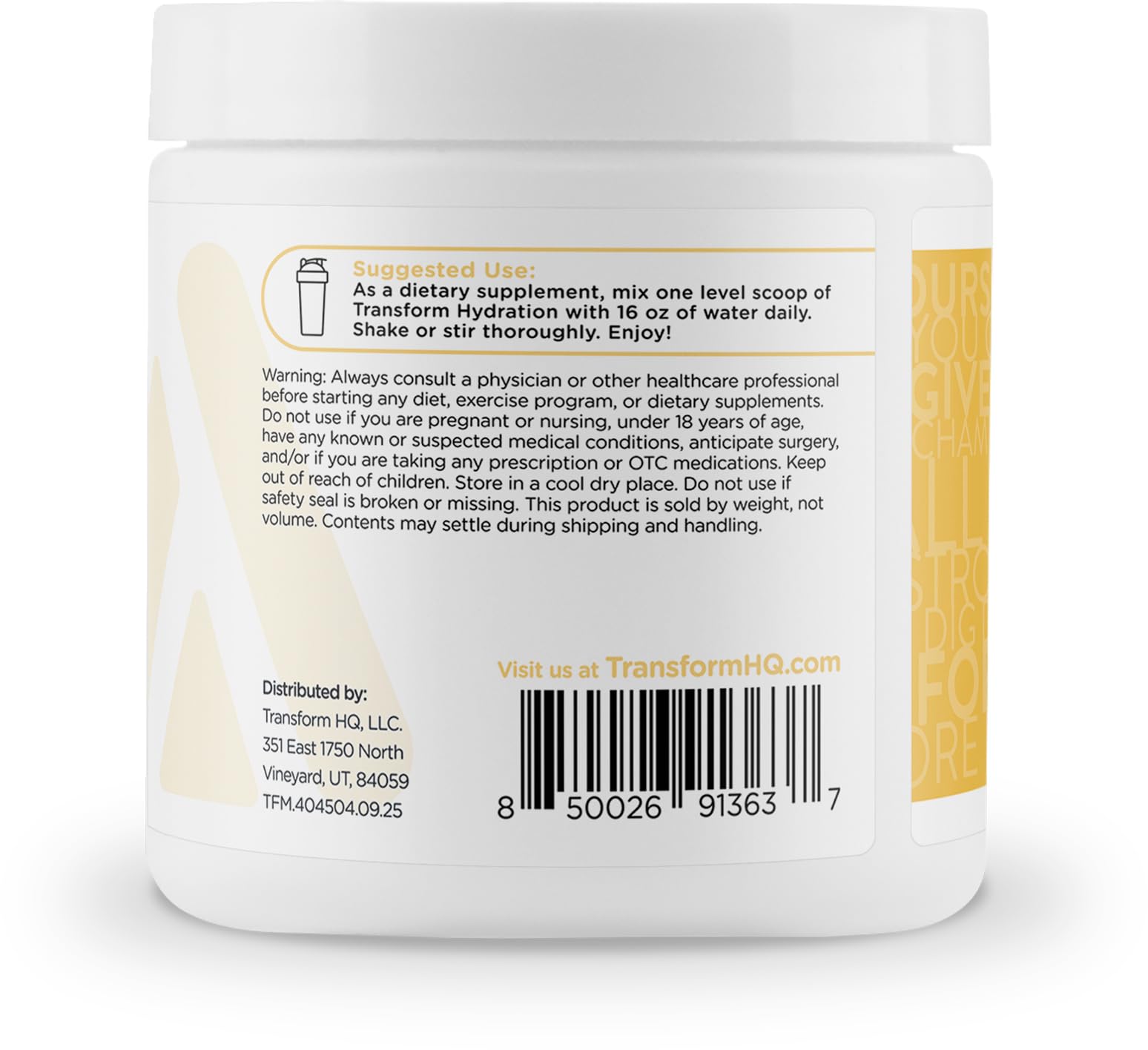 42 servings of electrolyte support