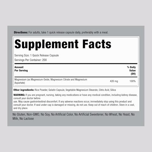 420 mg magnesium for muscle support