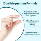 420 mg magnesium glycinate supplement