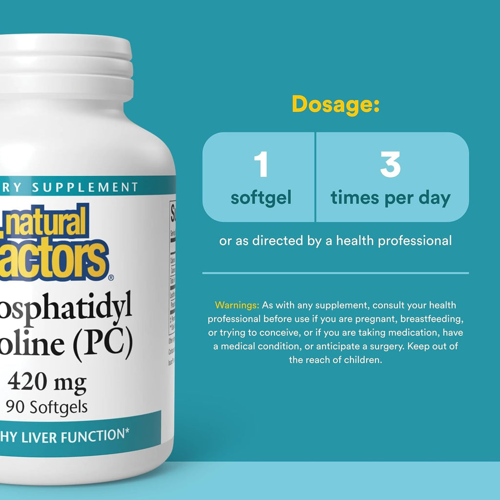 420 mg Phosphatidylcholine for cognitive support