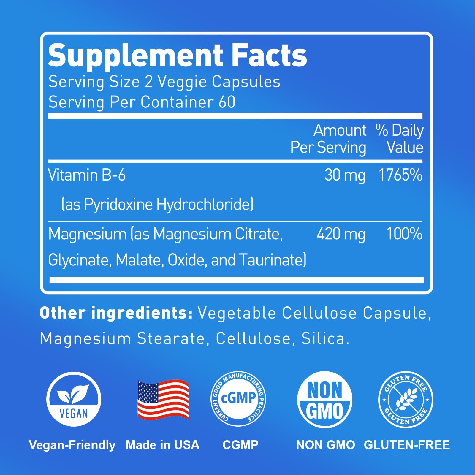 420mg magnesium capsules for daily wellness