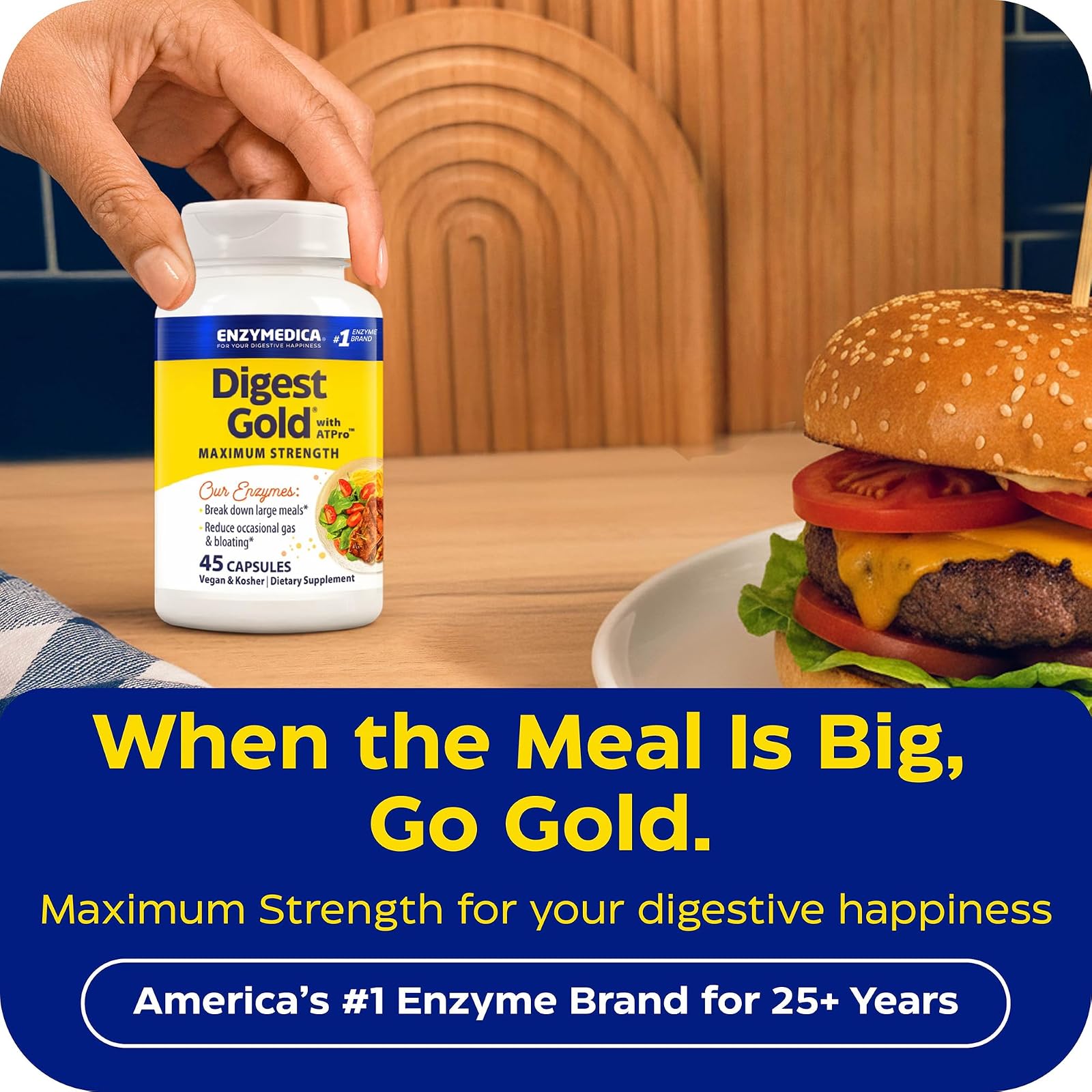 45 capsules for digestive health