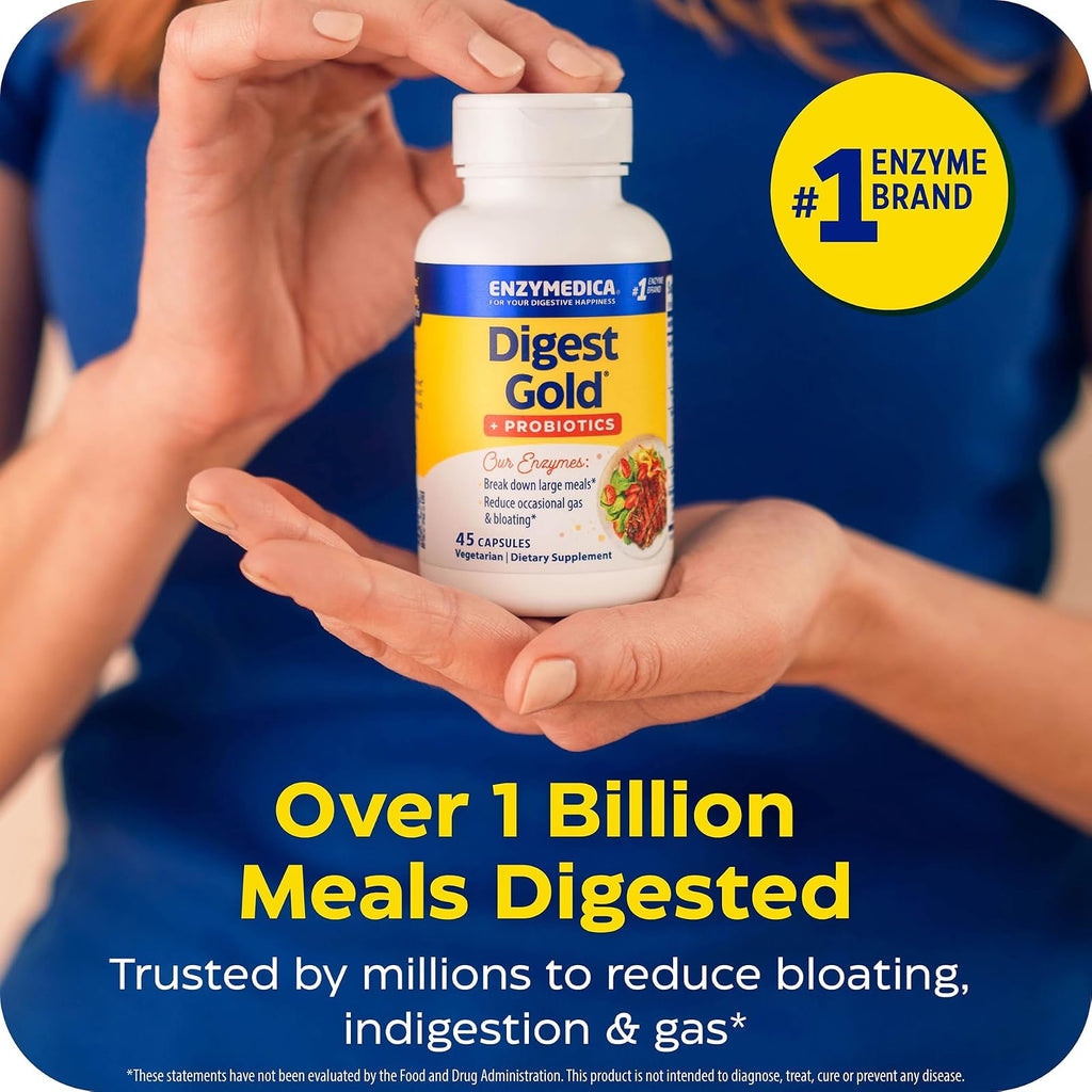 45 capsules of digestive enzyme support