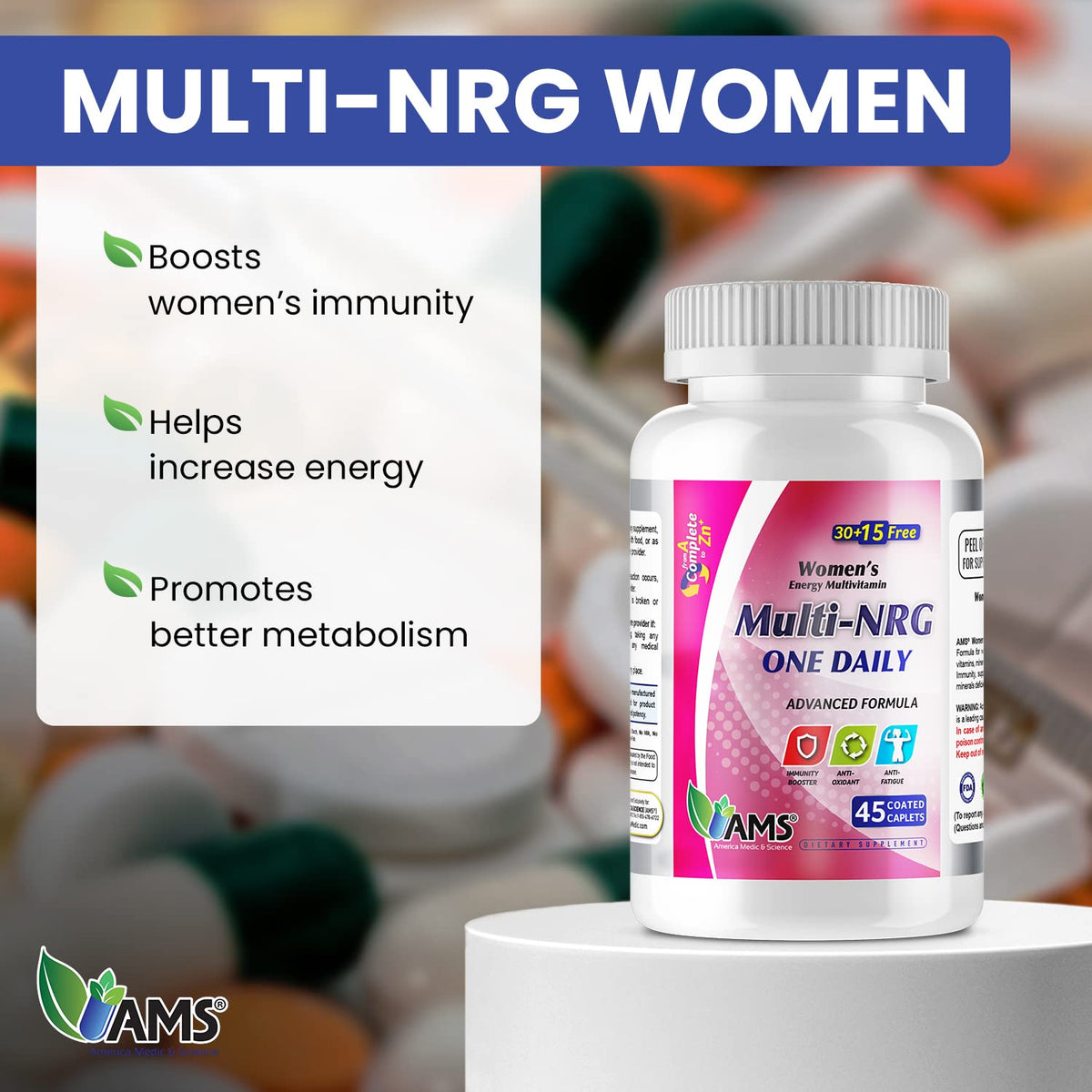 45 coated caplets for daily wellness