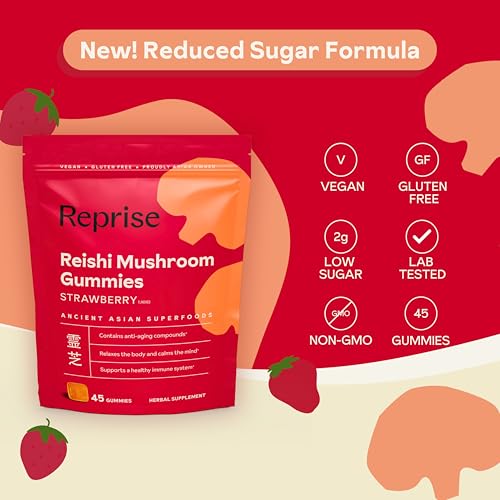45 count Reishi gummies for convenience