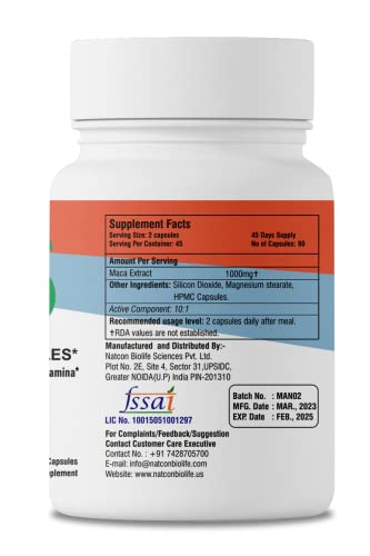 45-day supply of herbal capsules