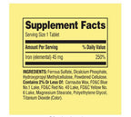45 mg Iron tablets for better health