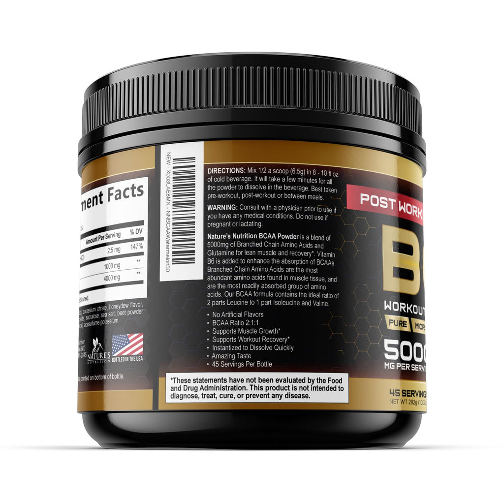 45 servings of bcaa powder