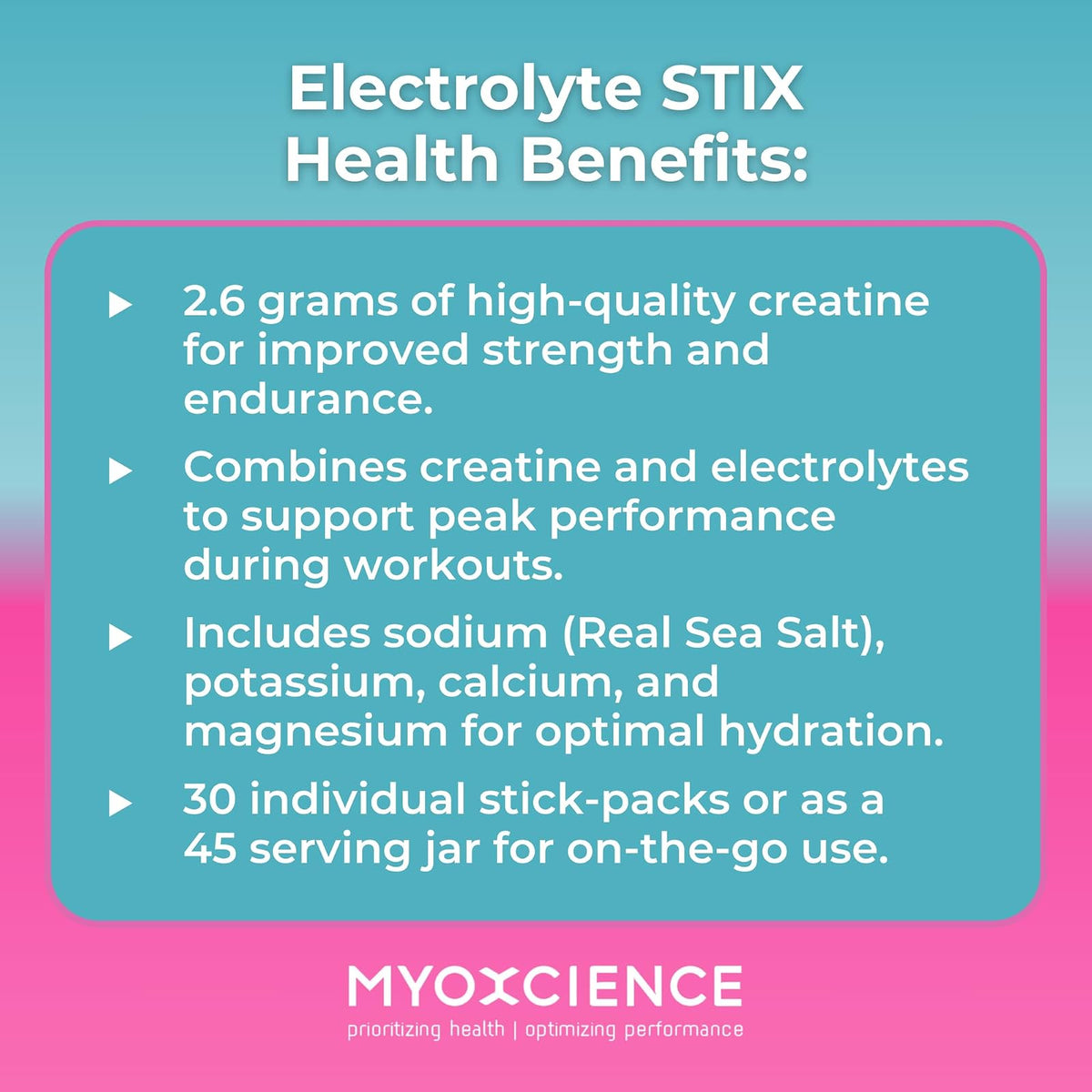 45 servings of electrolyte powder benefits