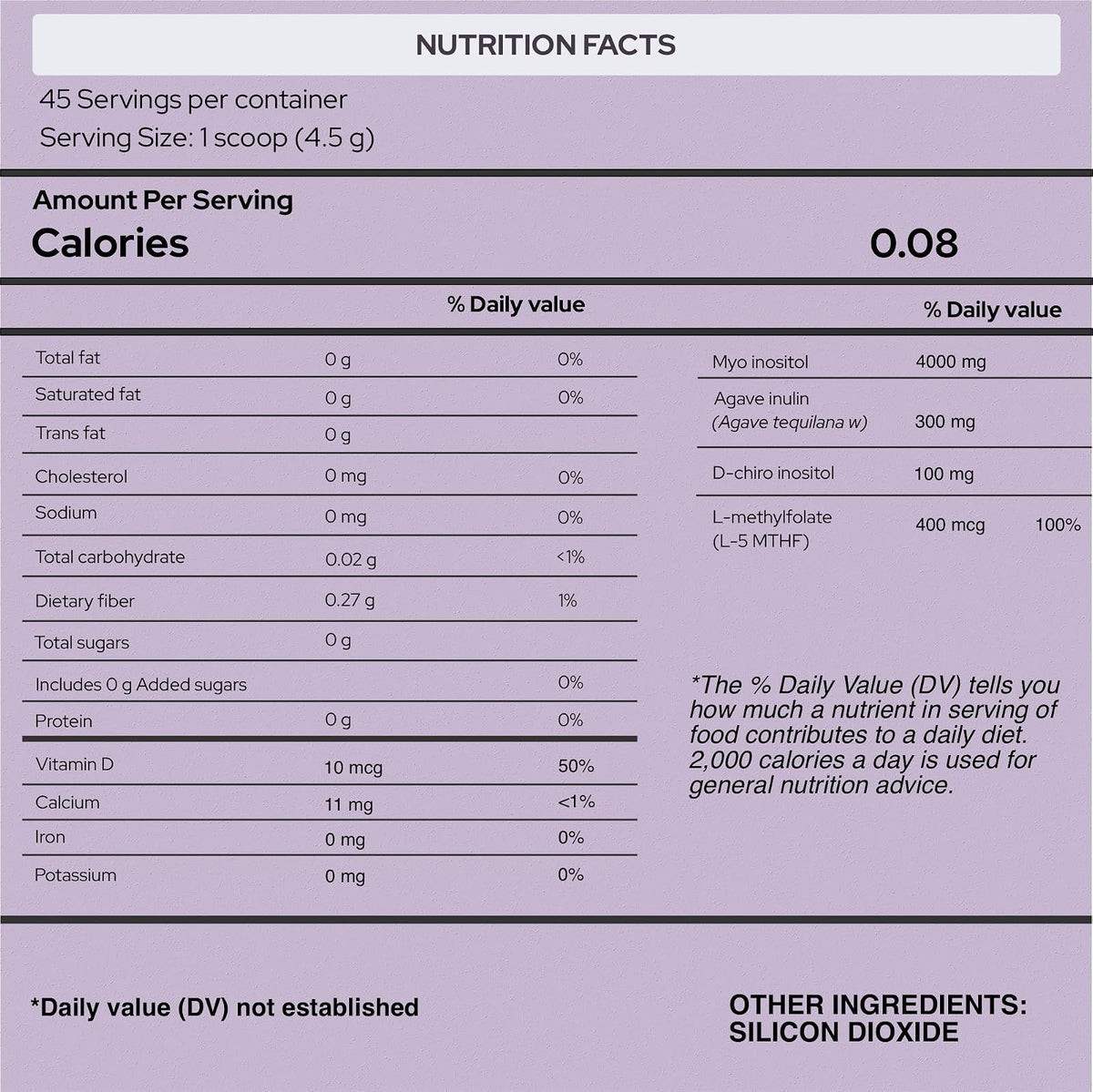 45 servings of vitamin B complex