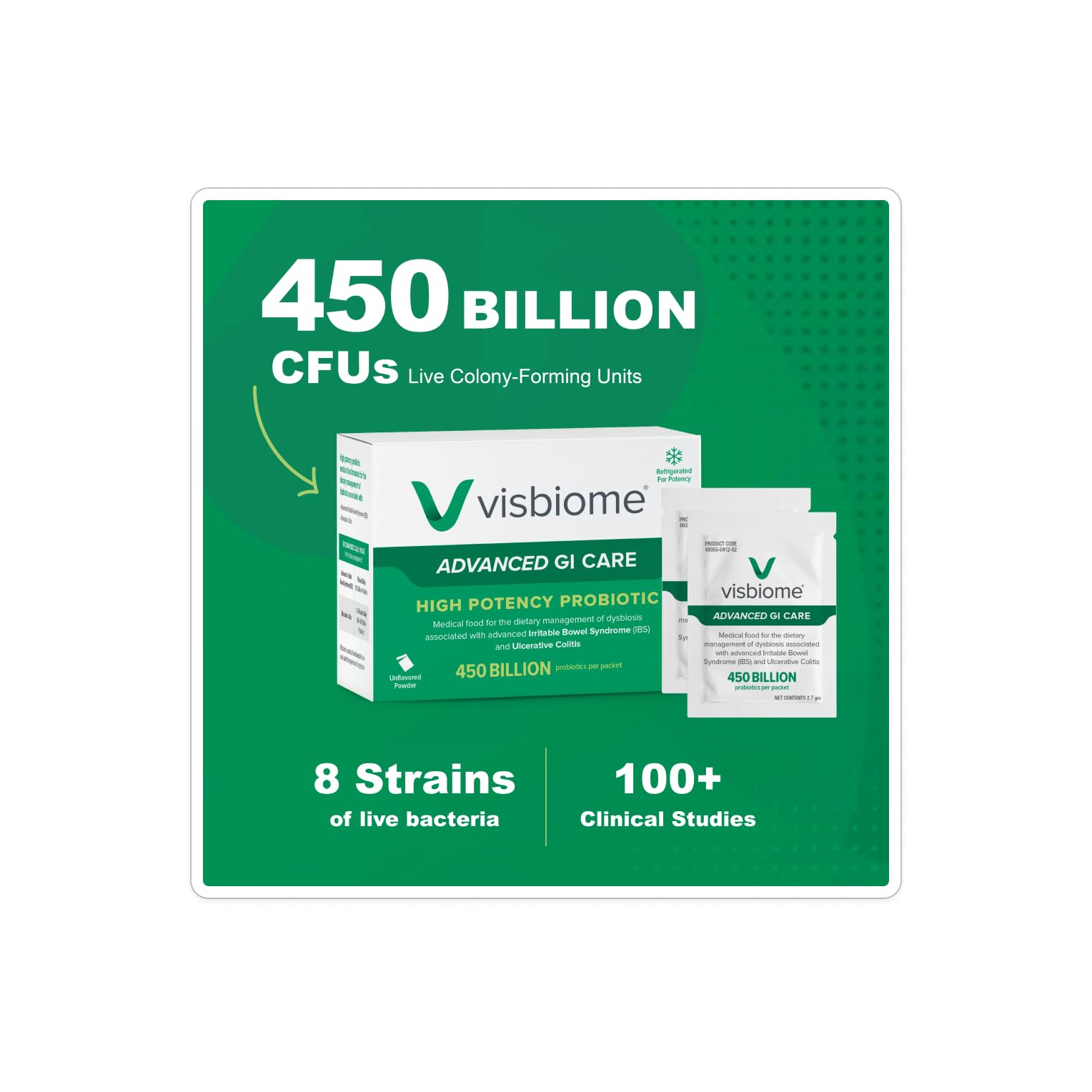 450 billion CFU probiotic supplement