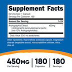 450 mg Andrographis vegetarian capsules