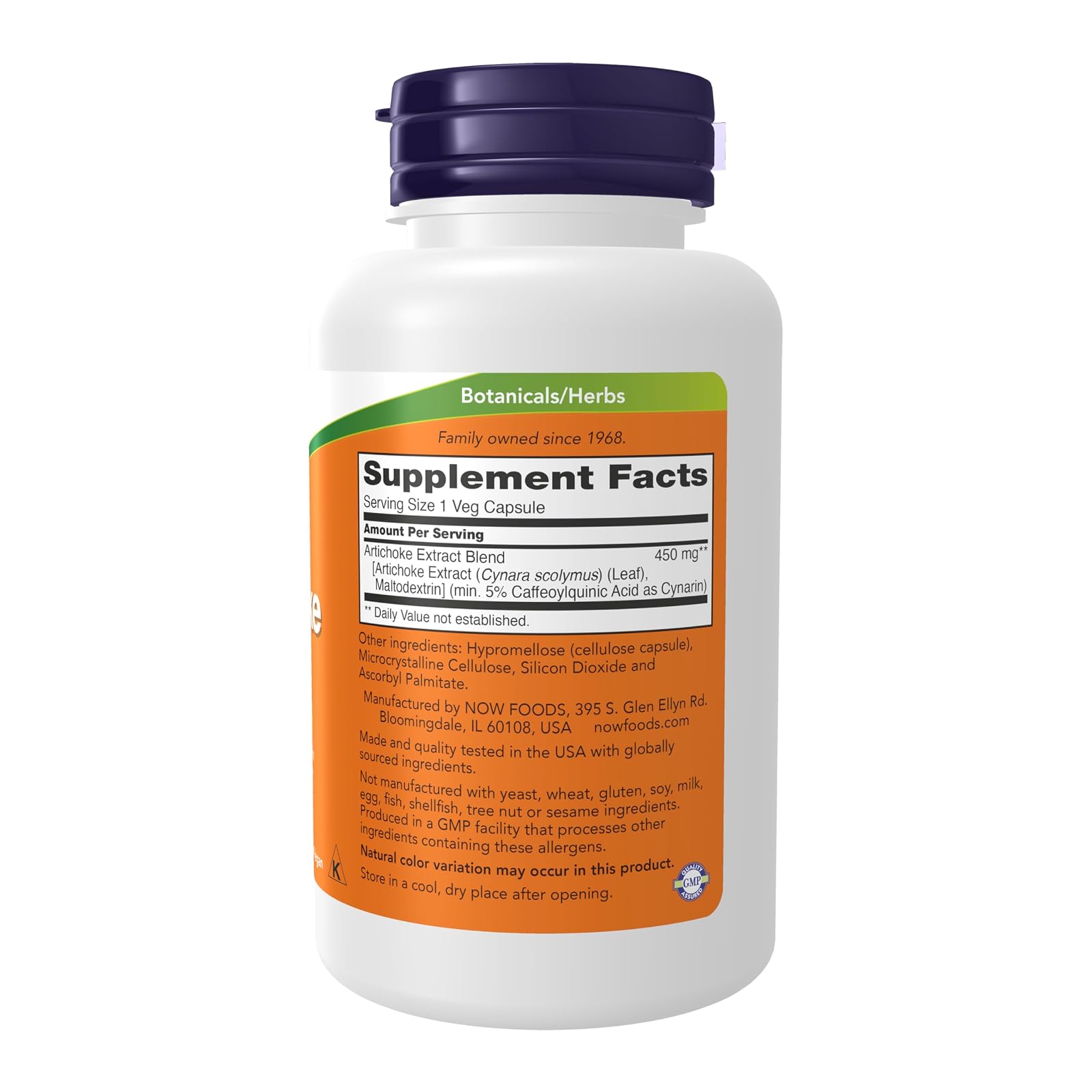 450 mg artichoke extract capsules
