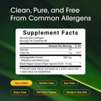 450 mg Ashwagandha with black pepper benefits