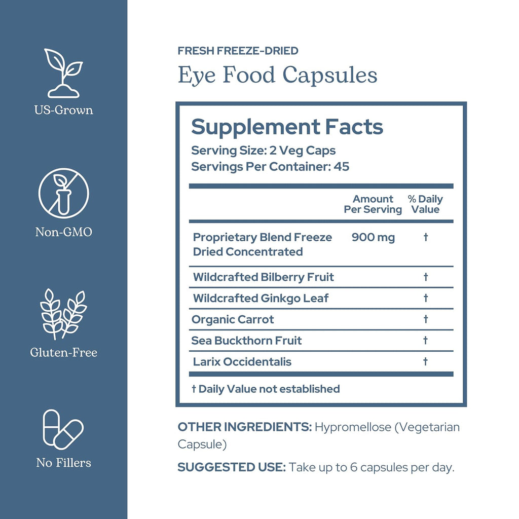 450 mg bilberry eye supplement