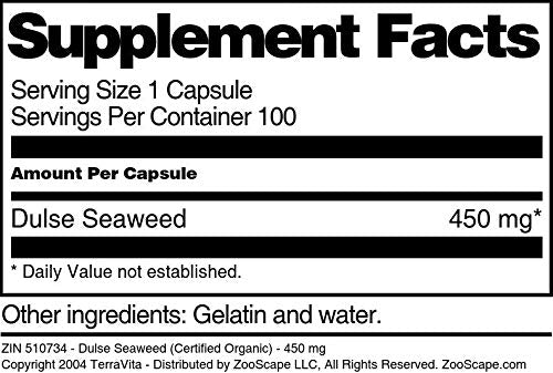 450 mg dulse seaweed benefits