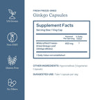 450 mg Ginkgo Biloba for memory