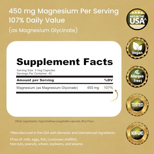 450 mg magnesium per serving